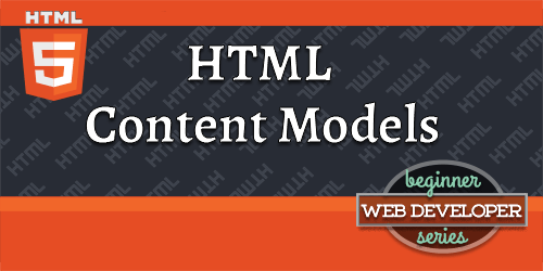 HTML Content Models